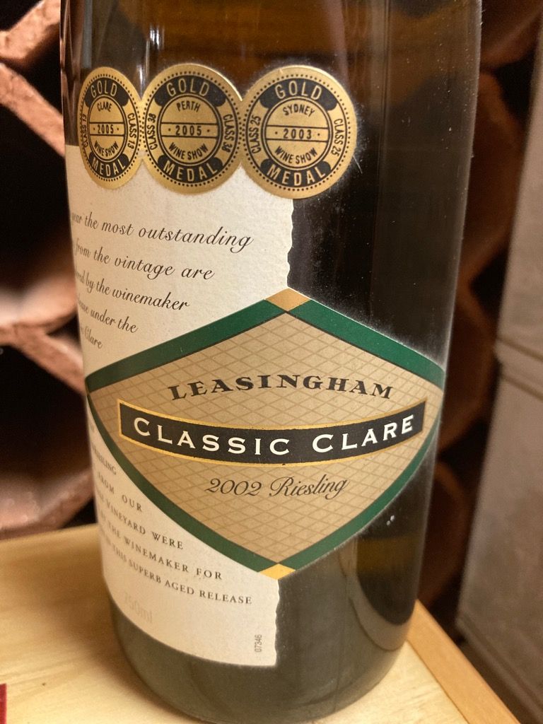 2002 Leasingham Riesling Classic Clare, Australia, South Australia ...