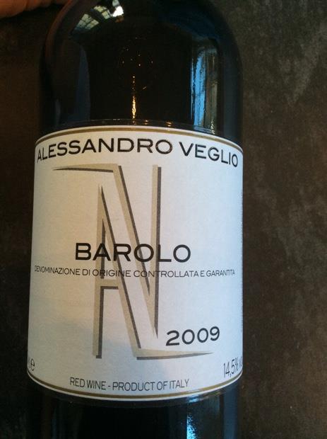 2009 Alessandro Veglio Barolo, Italy, Piedmont, Langhe, Barolo ...
