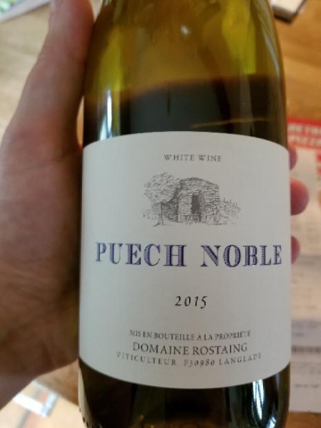 2016 Rene Rostaing Grenache Blanc Coteaux du Languedoc Puech Noble ...