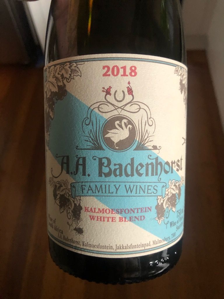 2019 Badenhorst Family Wines Chenin Blanc, South Africa, Coastal Region ...