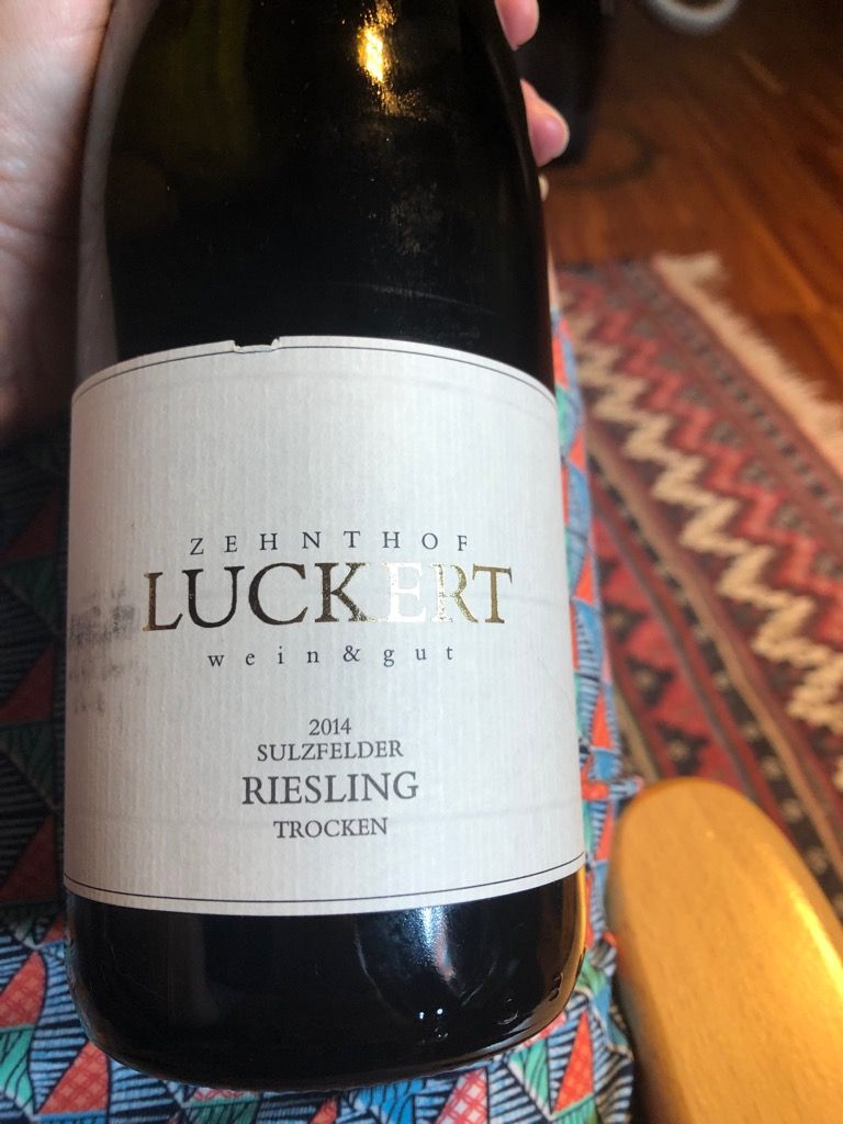 2019 Weingut Zehnthof Theo Luckert Sulzfelder Cyriakusberg Riesling ...