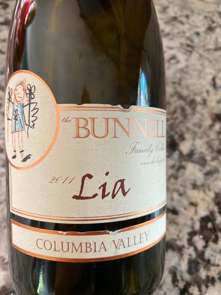 2011 Bunnell Family Cellars "Lia" Columbia Valley, USA, Washington ...