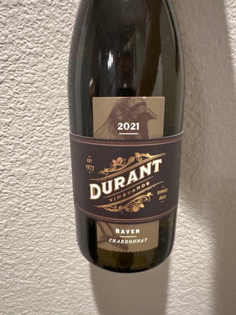 2021 Durant Vineyards Chardonnay Raven Vineyard, USA, Oregon ...