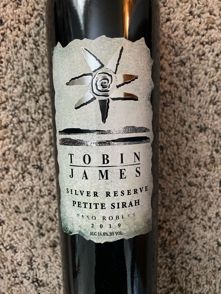 2019 Tobin James Petite Sirah Silver Reserve, USA, California, Central ...