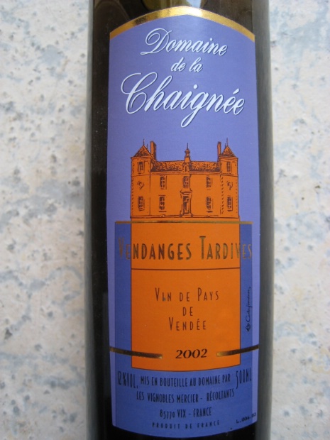 1996 Vignobles Vix Mercier Fiefs Vendéens Vix Domaine de la Chaignée ...