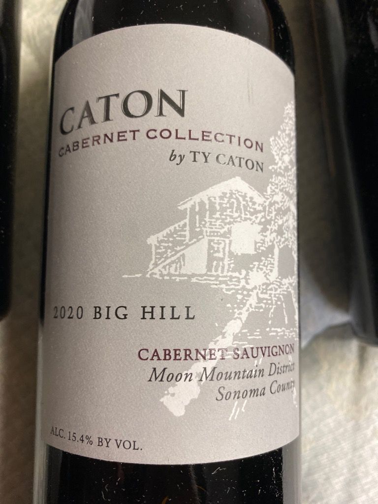 2020 Ty Caton Cabernet Sauvignon Cabernet Collection - Big Hill Caton ...