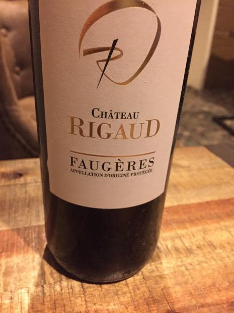 2014 Château Rigaud Faugères, France, Languedoc Roussillon, Languedoc ...