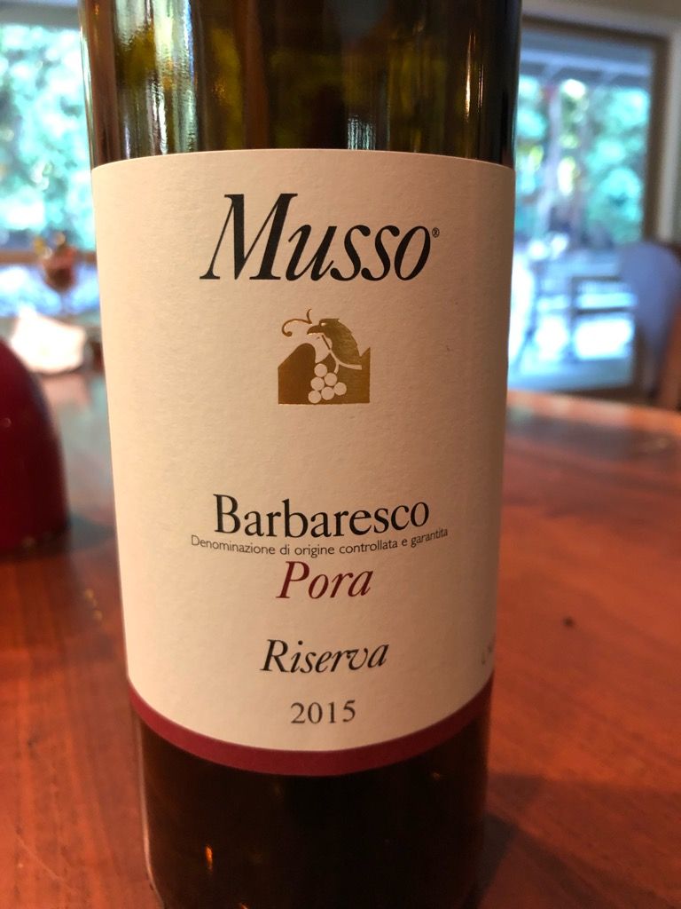 2015 Musso Barbaresco Riserva Pora, Italy, Piedmont, Langhe, Barbaresco ...