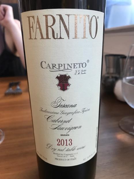 2013 Carpineto Cabernet Sauvignon Farnito Toscana IGT, Italy, Tuscany ...