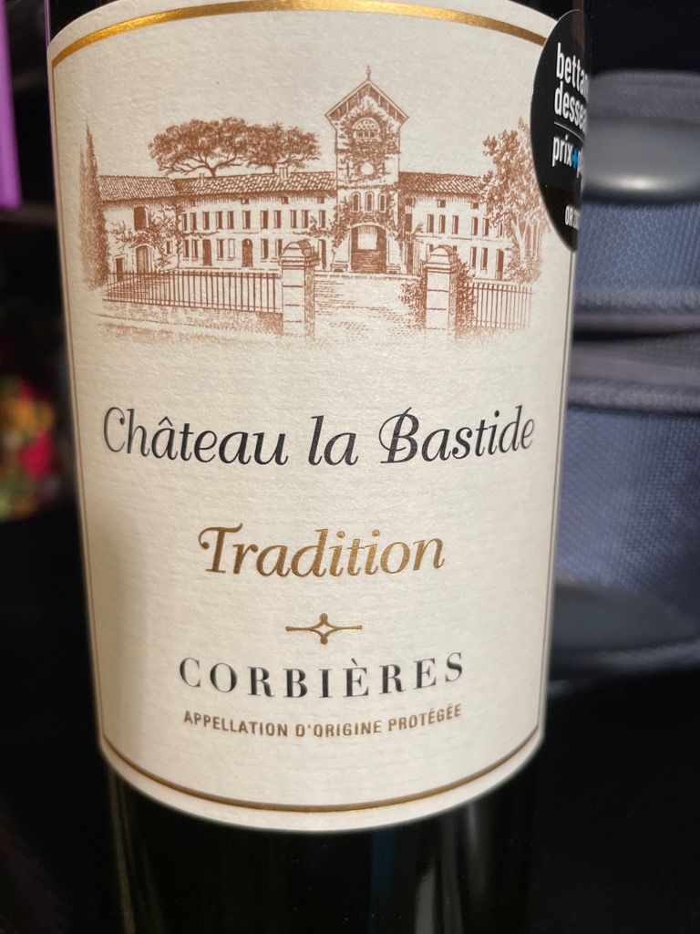 2017 Château La Bastide Corbières Tradition, France, Languedoc ...