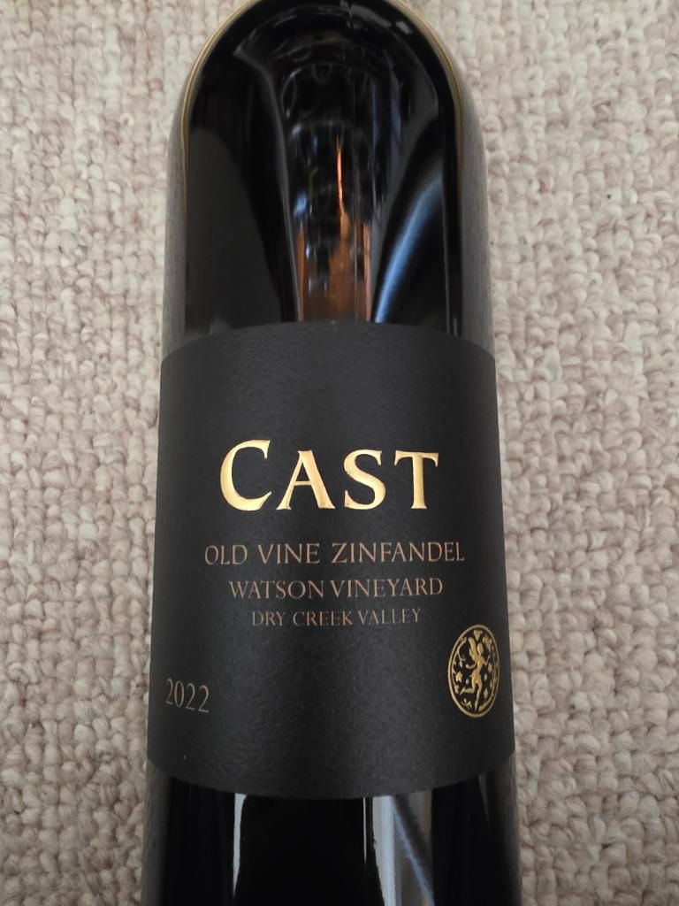 2023 Cast Wines Old Vine Zinfandel Watson Vineyard, USA, California ...
