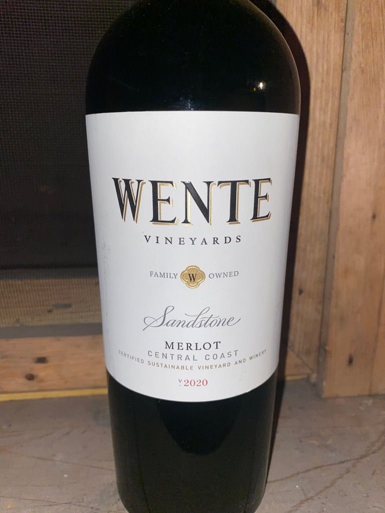 2020 Wente Vineyards Merlot Sandstone, USA, California, San Francisco ...