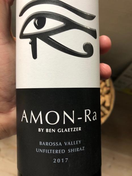 2017 Glaetzer Shiraz Amon-Ra Barossa Valley, Australia, South Australia ...
