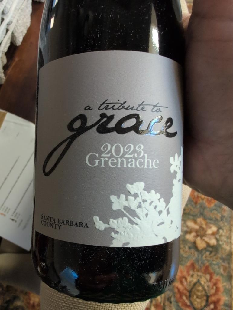 2023 A Tribute to Grace Wine Company Grenache, USA, California, Central ...