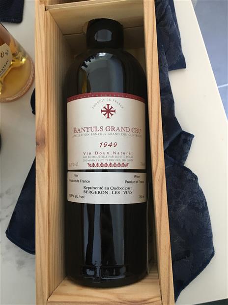 2012 Collectif Anonyme Banyuls Banyuls Grand Cru, France, Languedoc ...