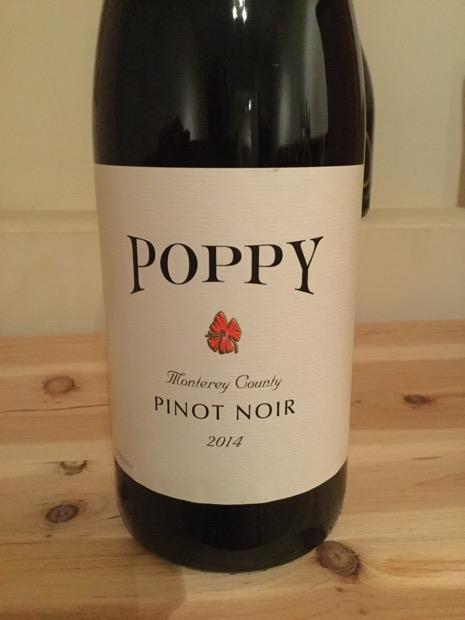 2014 Poppy Pinot Noir, USA, California, Central Coast, Monterey County ...