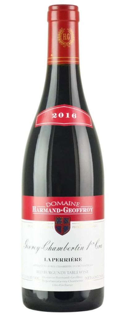 2016 Domaine Harmand-Geoffroy Gevrey-Chambertin 1er Cru La Perrière ...