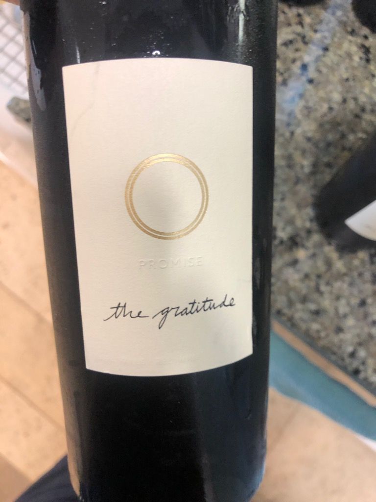 2016 Promise The Gratitude, USA, California, Napa Valley - CellarTracker