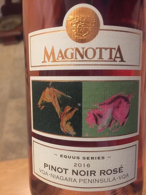 2014 Magnotta Pinot Noir Equus Series, Canada, Ontario, Niagara ...