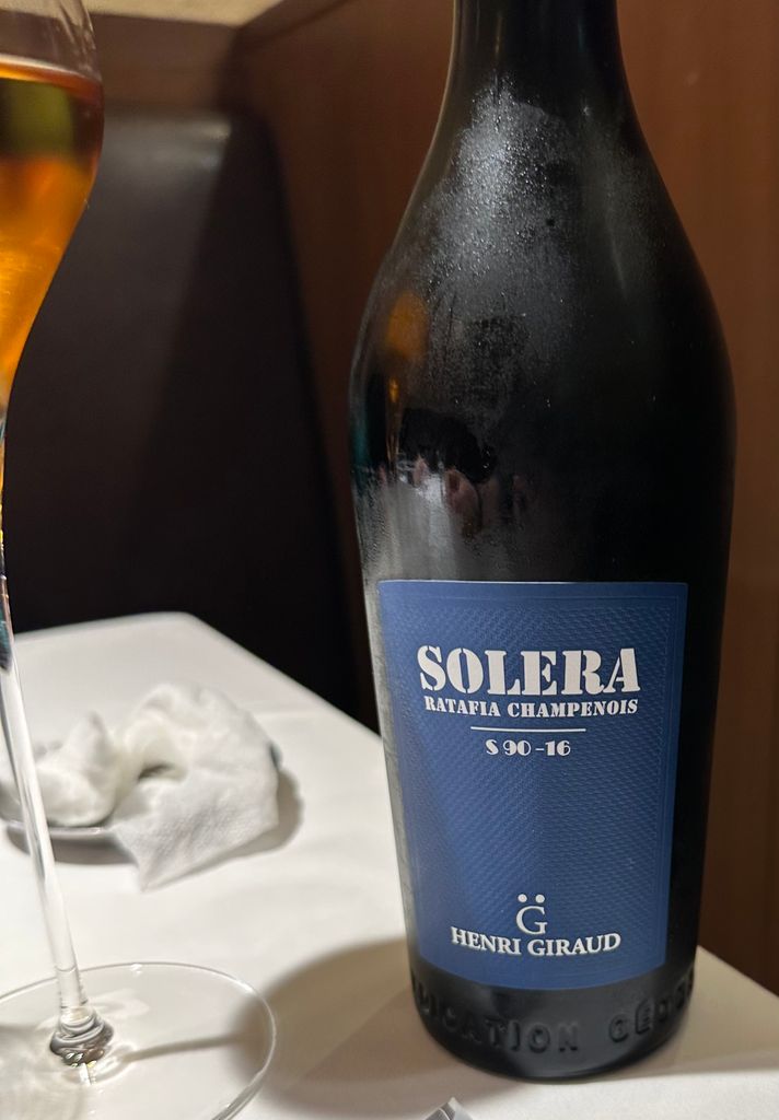 NV Henri Giraud Ratafia de Champagne Solera 90-16, France, Champagne ...