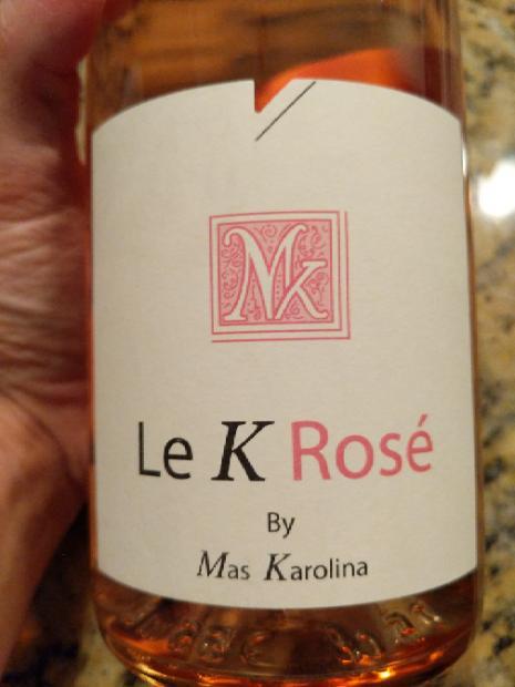 2016 Mas Karolina Côtes Catalanes Rosé, France, Languedoc Roussillon ...