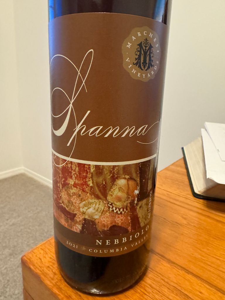 2021 Marchesi Vineyards Nebbiolo Spanna, USA, Oregon, Columbia Valley ...