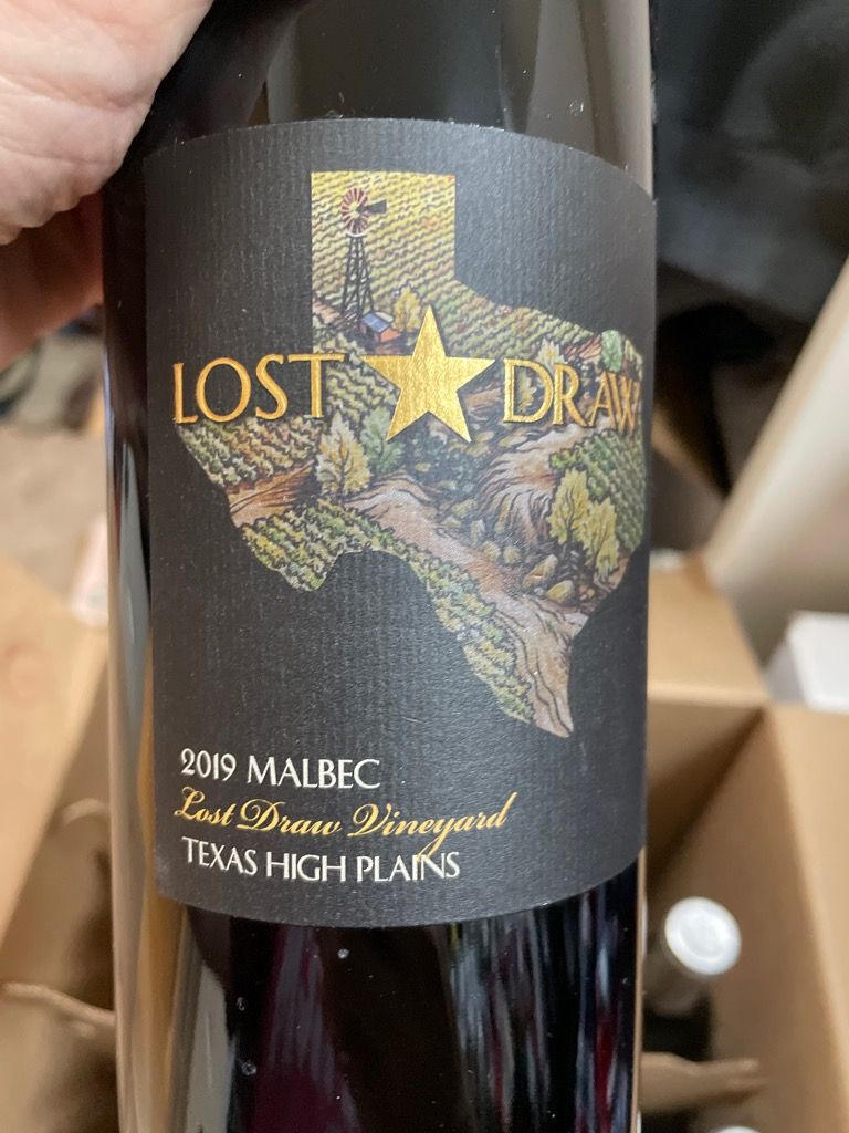 2017 Lost Draw Cellars Malbec Lost Draw Vineyards, USA, Texas, Texas ...
