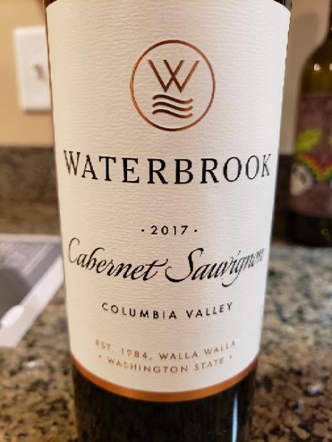 2017 Waterbrook Cabernet Sauvignon, USA, Washington, Columbia Valley ...