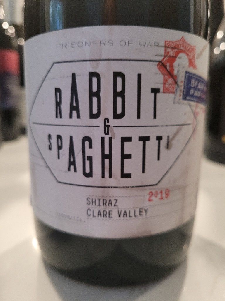 2019 Adam Barton Shiraz Rabbit & Spaghetti Limited Reserve Clare Valley ...