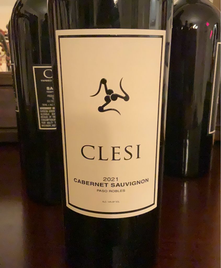 2021 Clesi Cabernet Sauvignon, USA, California, Central Coast, Paso ...