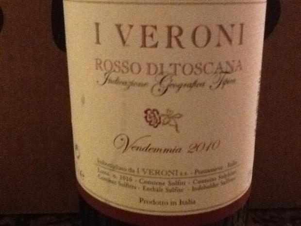 2011 I Veroni Toscana IGT, Italy, Tuscany, Toscana IGT - CellarTracker