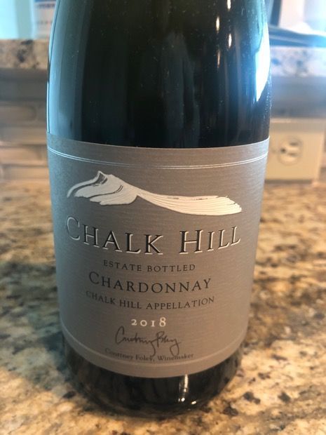 2018 Chalk Hill Chardonnay Estate Bottled Chalk Hill, USA, California ...