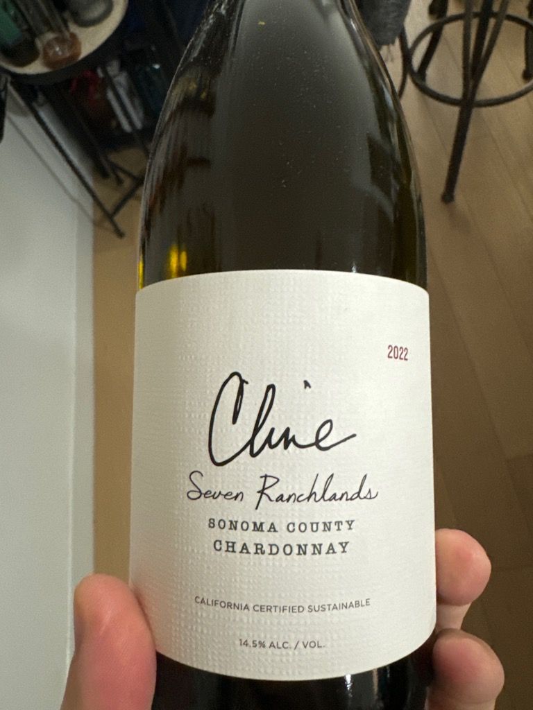 2023 Cline Cellars Chardonnay Seven Ranchlands, USA, California, Sonoma ...
