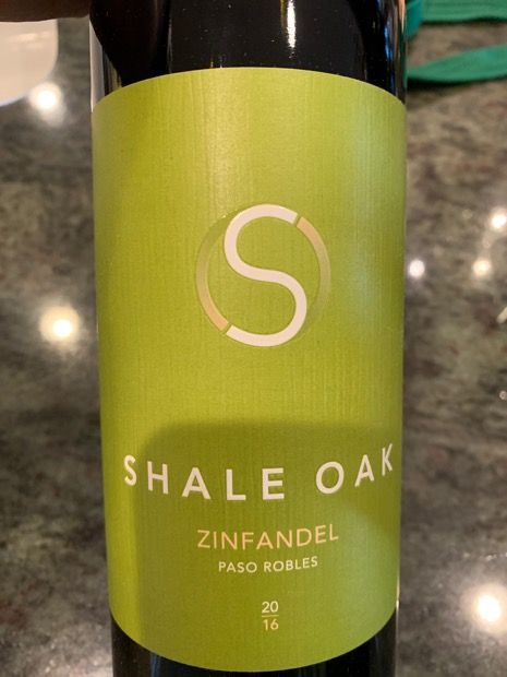 2015 Shale Oak Winery Zinfandel, USA, California, Central Coast, Paso ...
