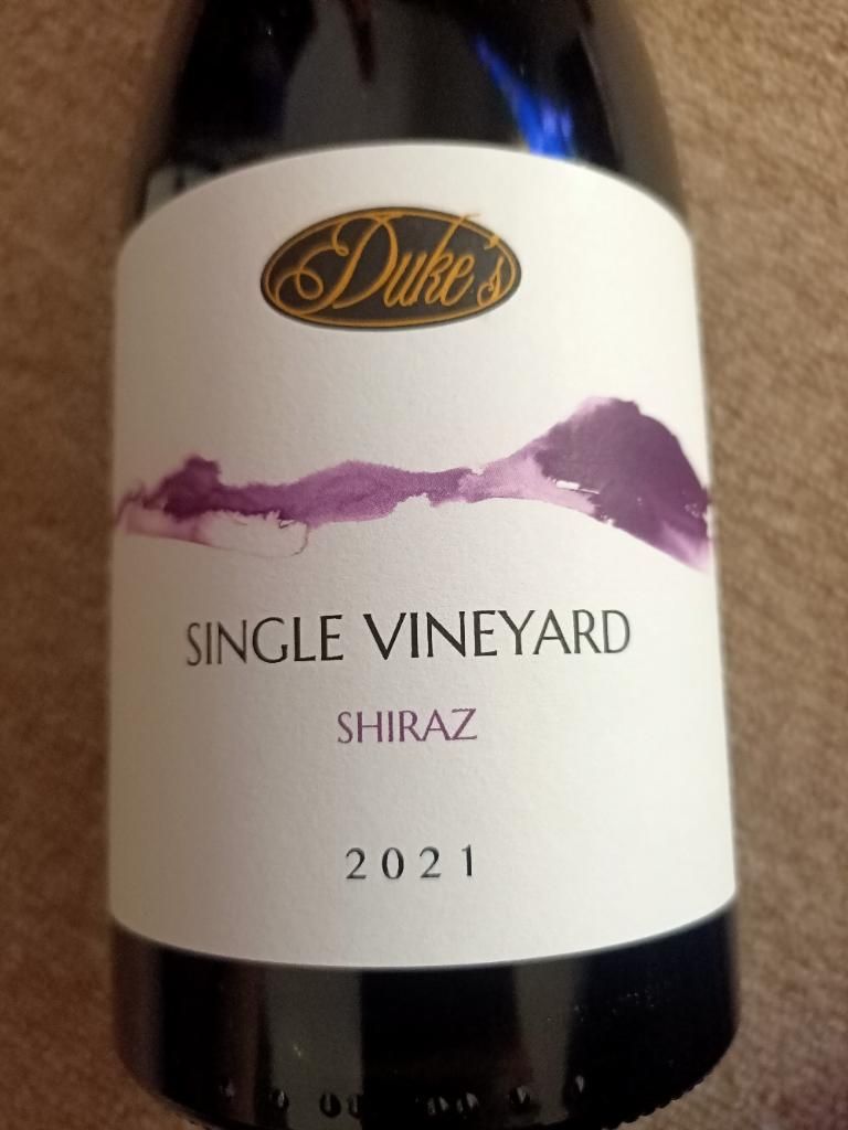 2022 Duke's Vineyard Shiraz Single Vineyard, Australia, Western ...