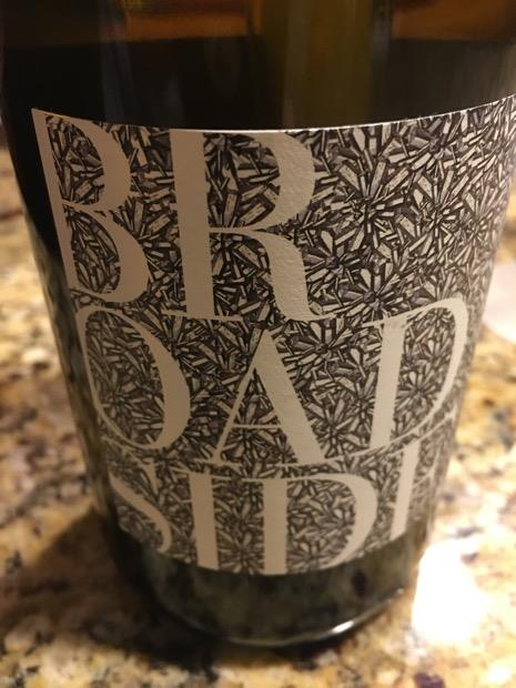 2018 Broadside Chardonnay Wild Ferment, USA, California, Central Coast ...