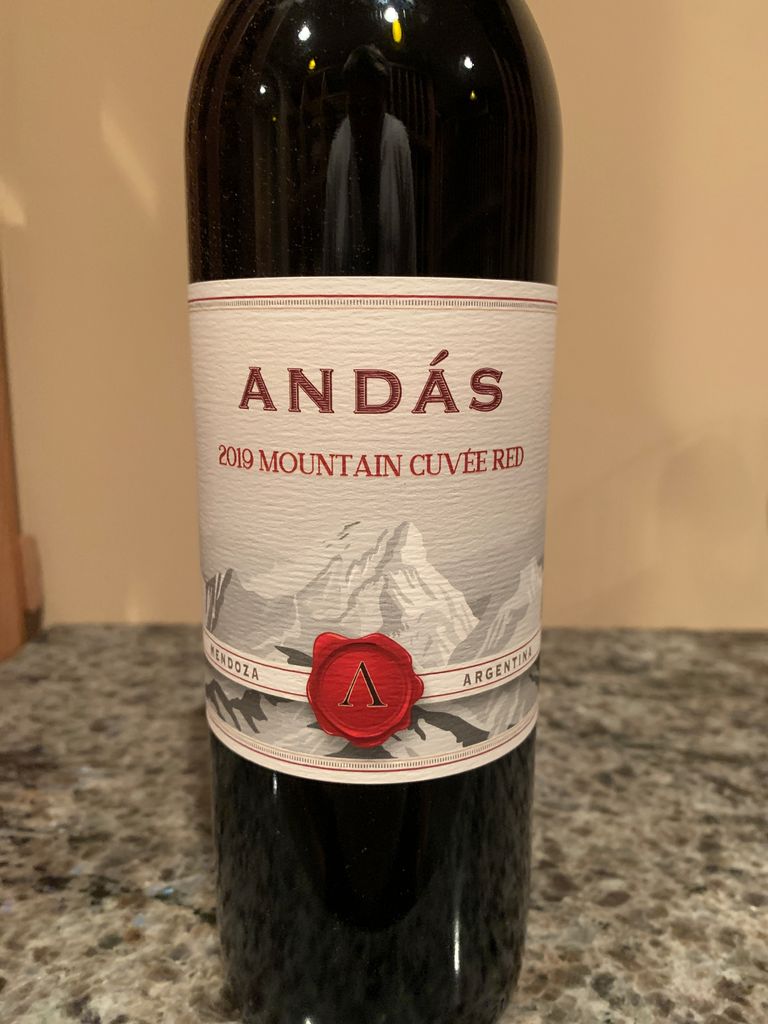 2019 Andas Mountain Cuvée Red, Argentina, Mendoza - CellarTracker