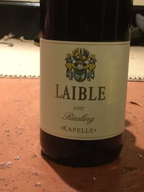 2017 Andreas Laible Durbacher Plauelrain Riesling Trocken 'An der ...