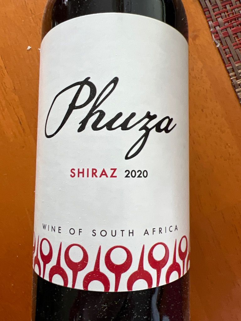 2020 Phuza Shiraz, South Africa, Coastal Region, Paarl - CellarTracker