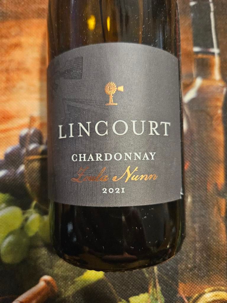 2021 Lincourt Chardonnay Zoula Nunn Sta. Rita Hills, USA, California ...