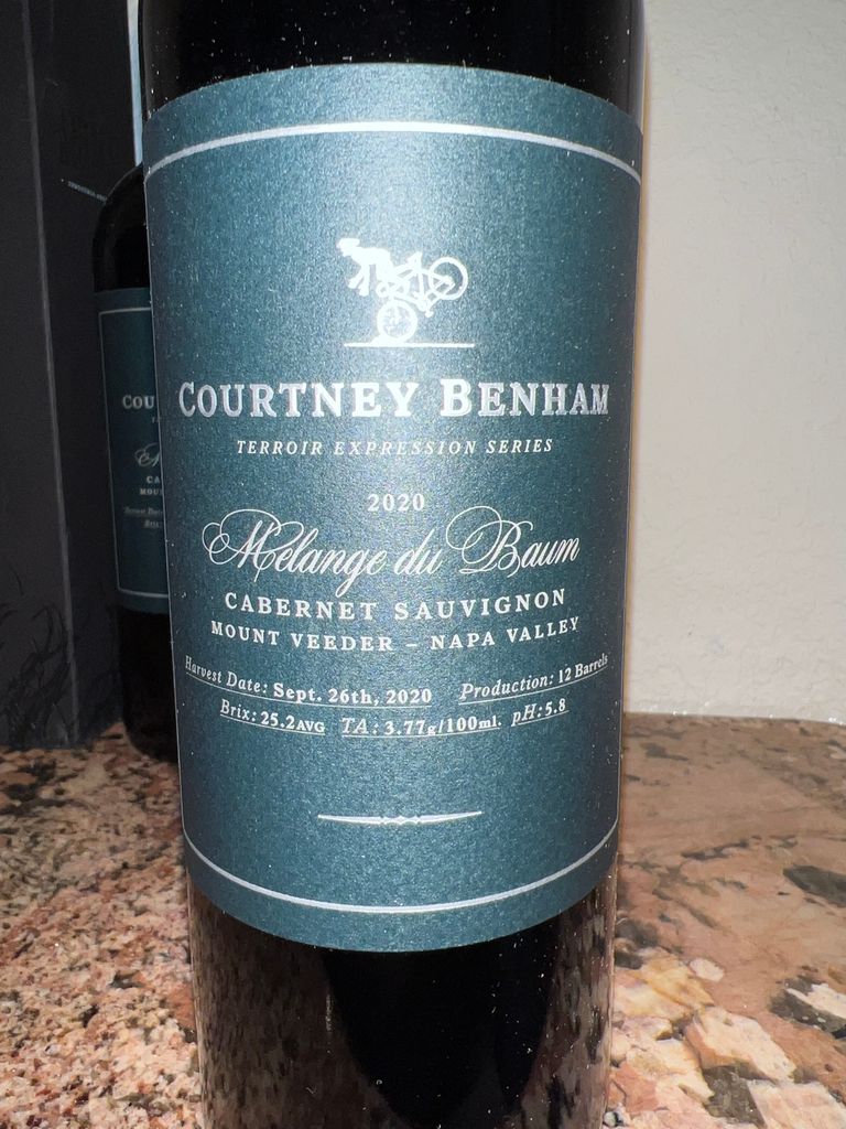 2020 Courtney Benham Cabernet Sauvignon Terroir Expression Series ...