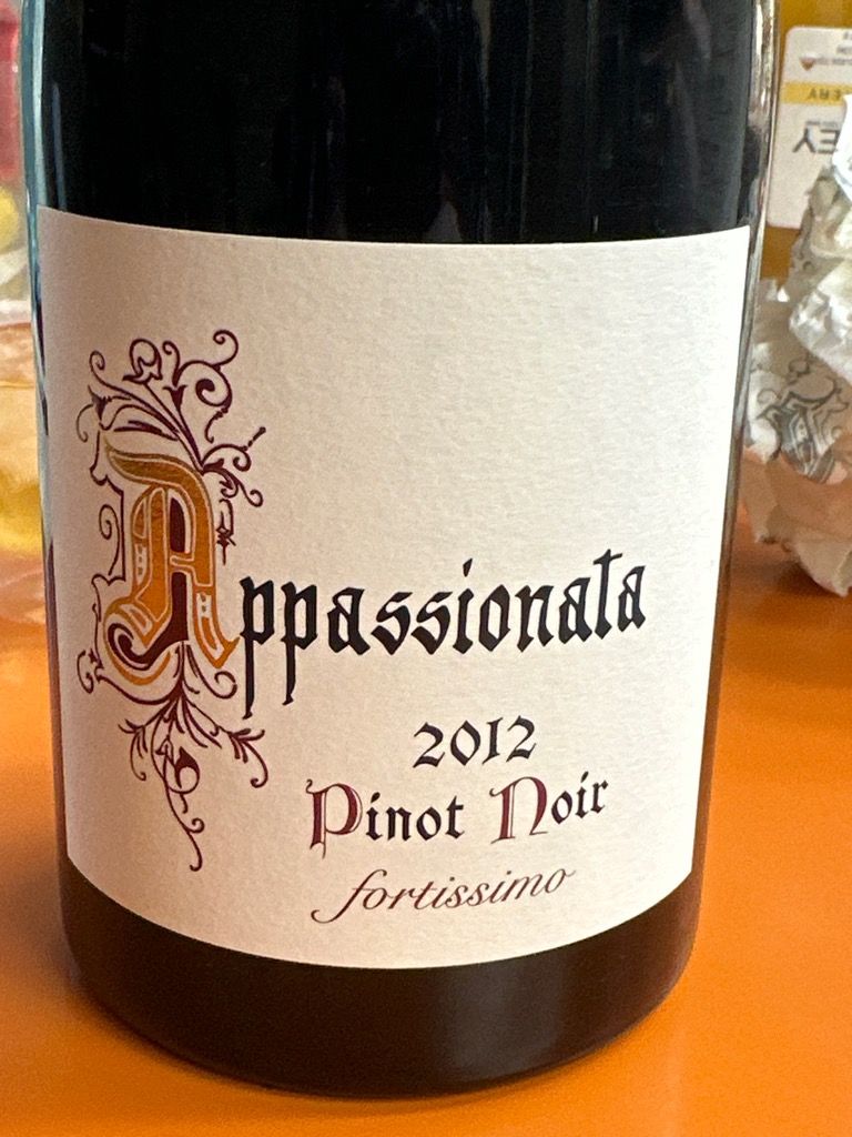 2013 Appassionata Pinot Noir Fortissimo, USA, Oregon, Willamette Valley, Dundee Hills ...