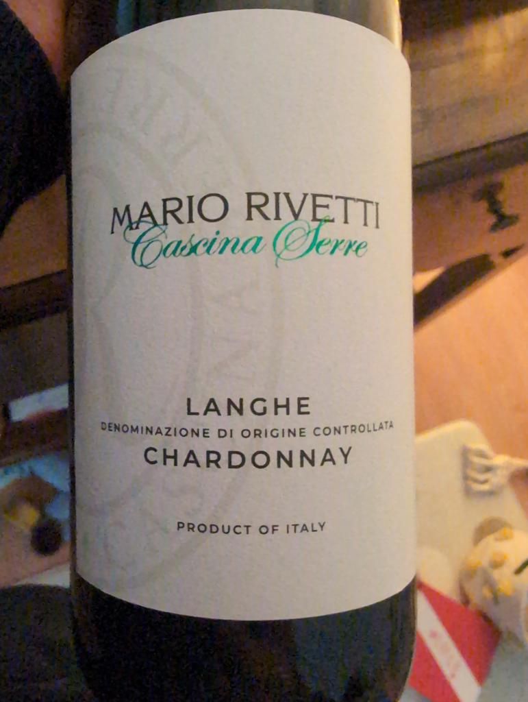 2021 Mario Rivetti Langhe Chardonnay Cascina Serre, Italy, Piedmont ...