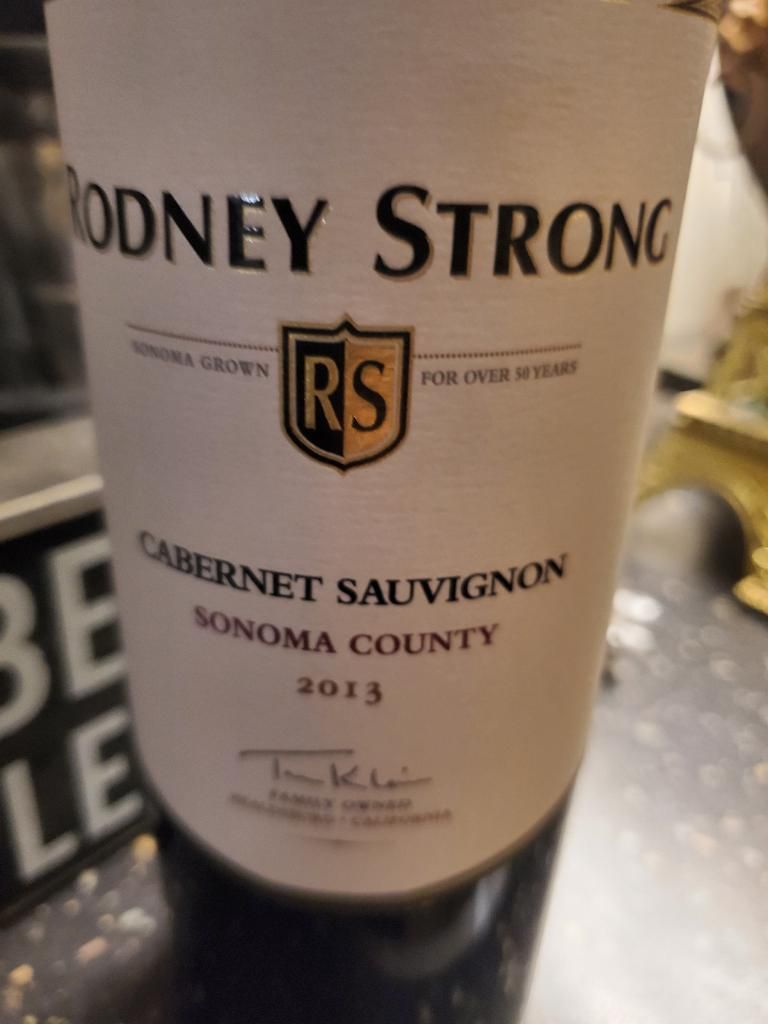 2013 Rodney Strong Cabernet Sauvignon Sonoma County, USA, California ...
