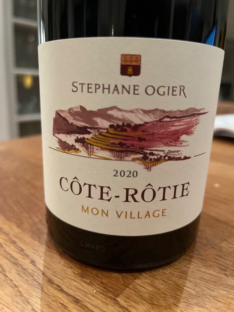 2021 Stéphane Ogier Côte-Rôtie Mon Village, France, Rhône, Northern ...