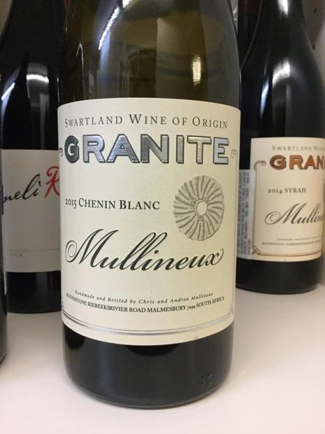 2015 Mullineux Chenin Blanc Granite, South Africa, Coastal Region, Swartland - CellarTracker