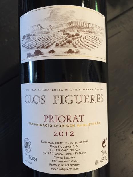 2012 Clos Figueras Priorat Clos Figueres, Spain, Catalunya, Priorat ...
