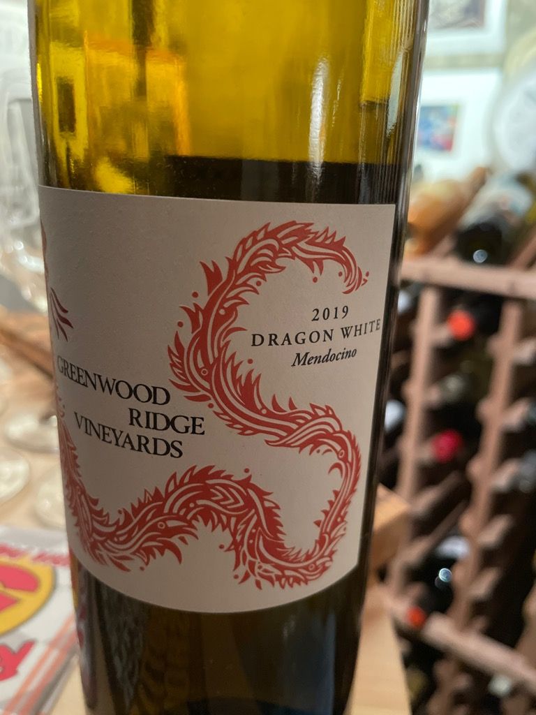 2018 Greenwood Ridge Vineyards Dragon White, USA, California, North ...