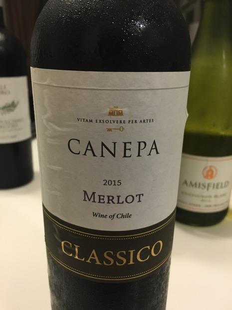 2015 Canepa Merlot Classico, Chile, Central Valley - CellarTracker