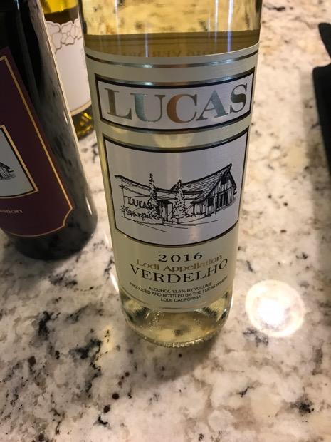 2016 Lucas Winery Verdelho, USA, California, Central Valley, Lodi ...